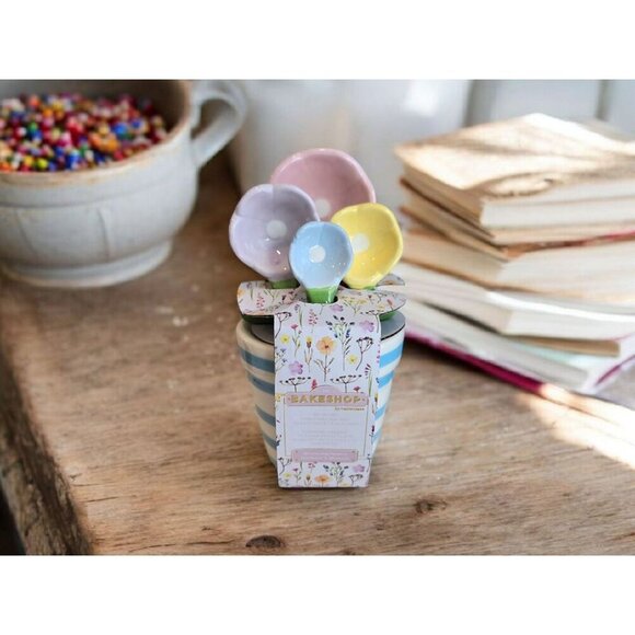 Measuring Spoons | Kitchen | New 4pcs Flower Measuring Spoons Set In ...